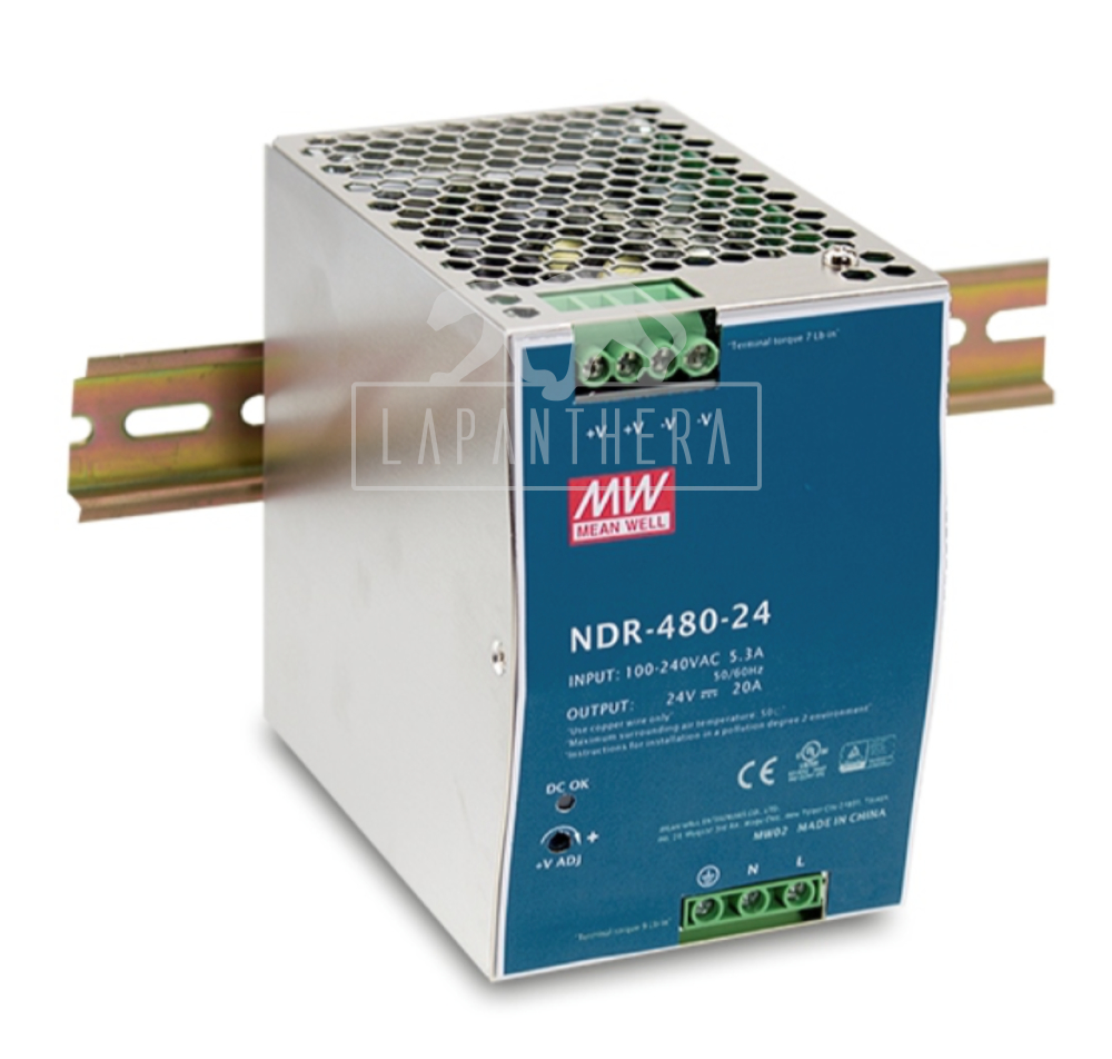 Meanwell webbolt | Mean Well NDR-480-48 ~ DIN Rail Mounting Power ...